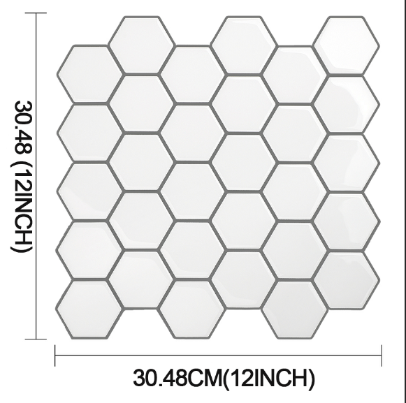 Mosaic Wall Art and Custom Mosaic Designs Peel and Stick Vinyl Tile ...