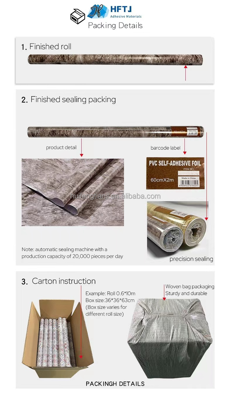 3d Printed Self-adhesive Contact Paper Marble Stone Pattern Wallpaper ...