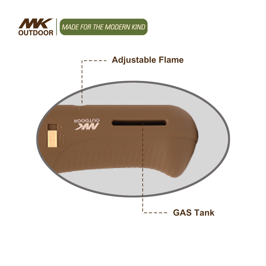 MK fluid less bbq grill click flame lighter jet gas lighter strong flam ...