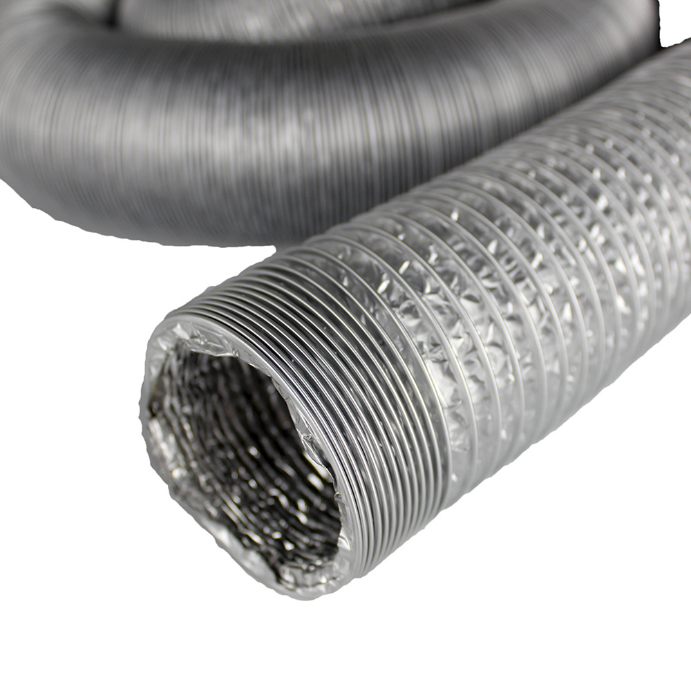 Stretchable Duct Aluminium Insulated Flexible Ducts High Temperature ...