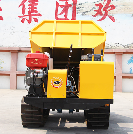 oil palm HW1000L crawler 1 Ton China mini track dumper agriculture mini ...