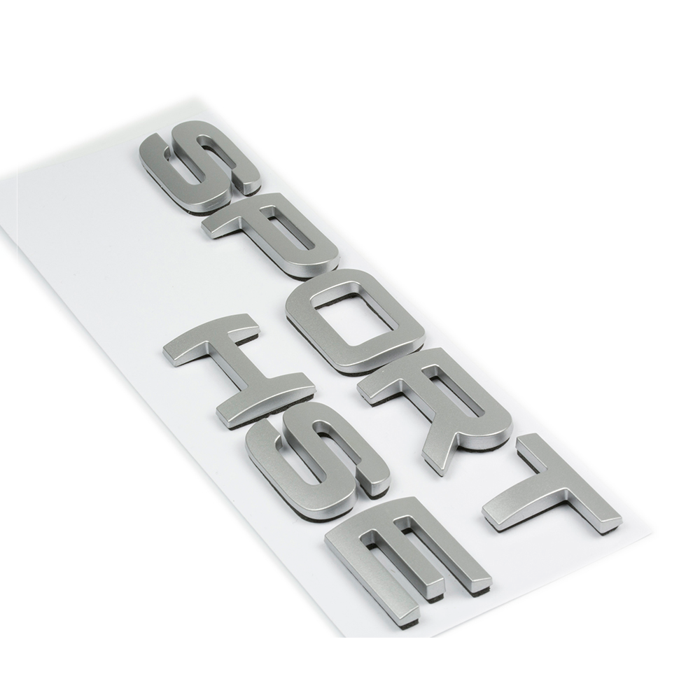 Customize ABS Letters Car Logo Emblem Automotive Chrome Sign Self ...