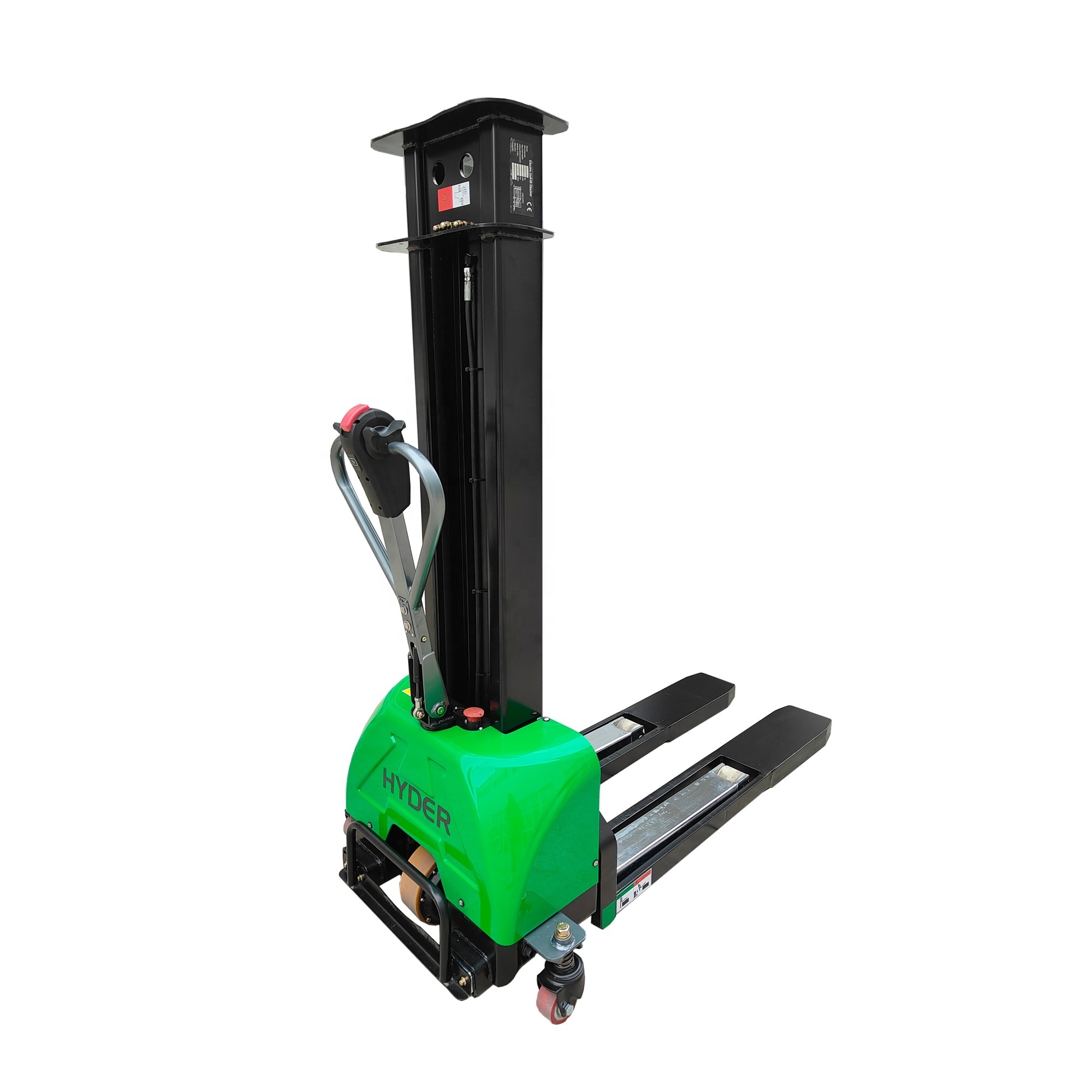 Fully electric 700kg 1000kgs portable self loading forklift stacke800 ...