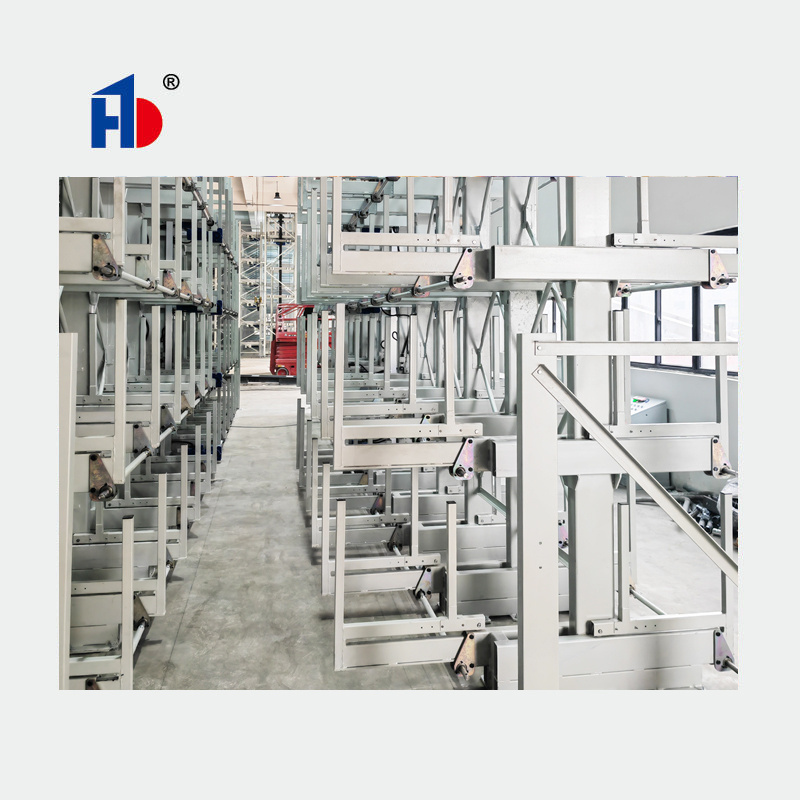 Electric Drive Telescopic Cantilever Rack warehouse storage rack Long ...