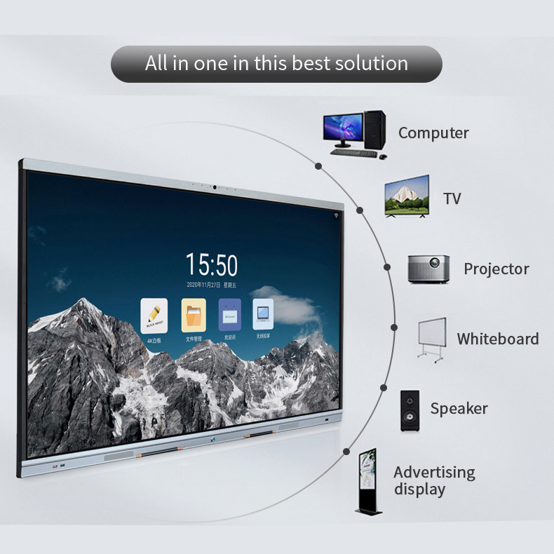 LT OEM 86 Inch 20 Points Touch Screen 4K Digital Display Smart Board ...