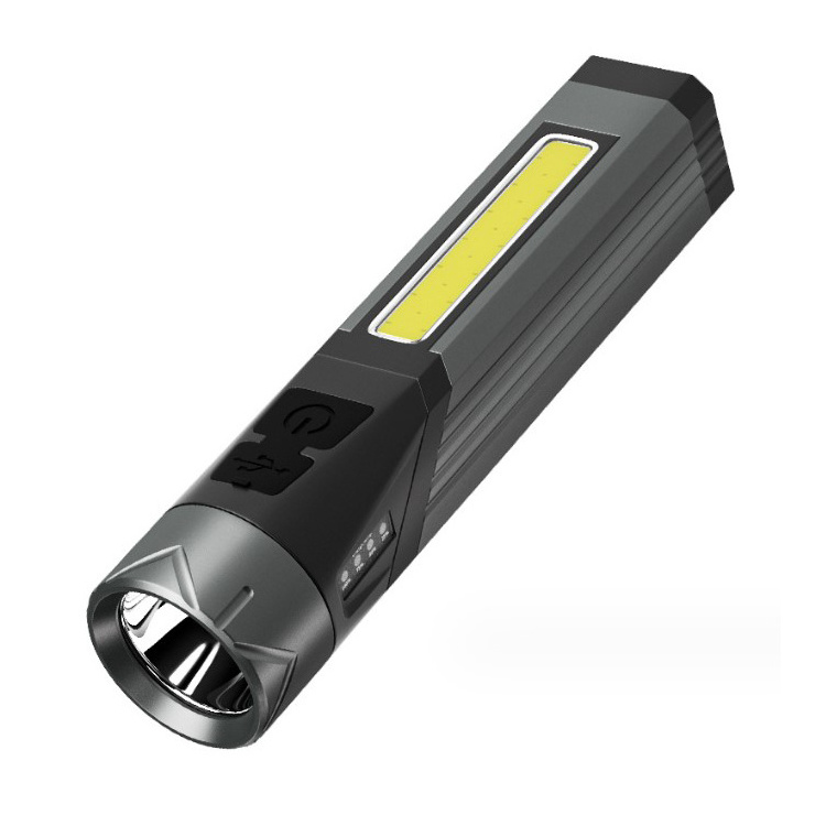 Aluminum Alloy Right Angle COB LED Work Light Flashlight Type C Port ...