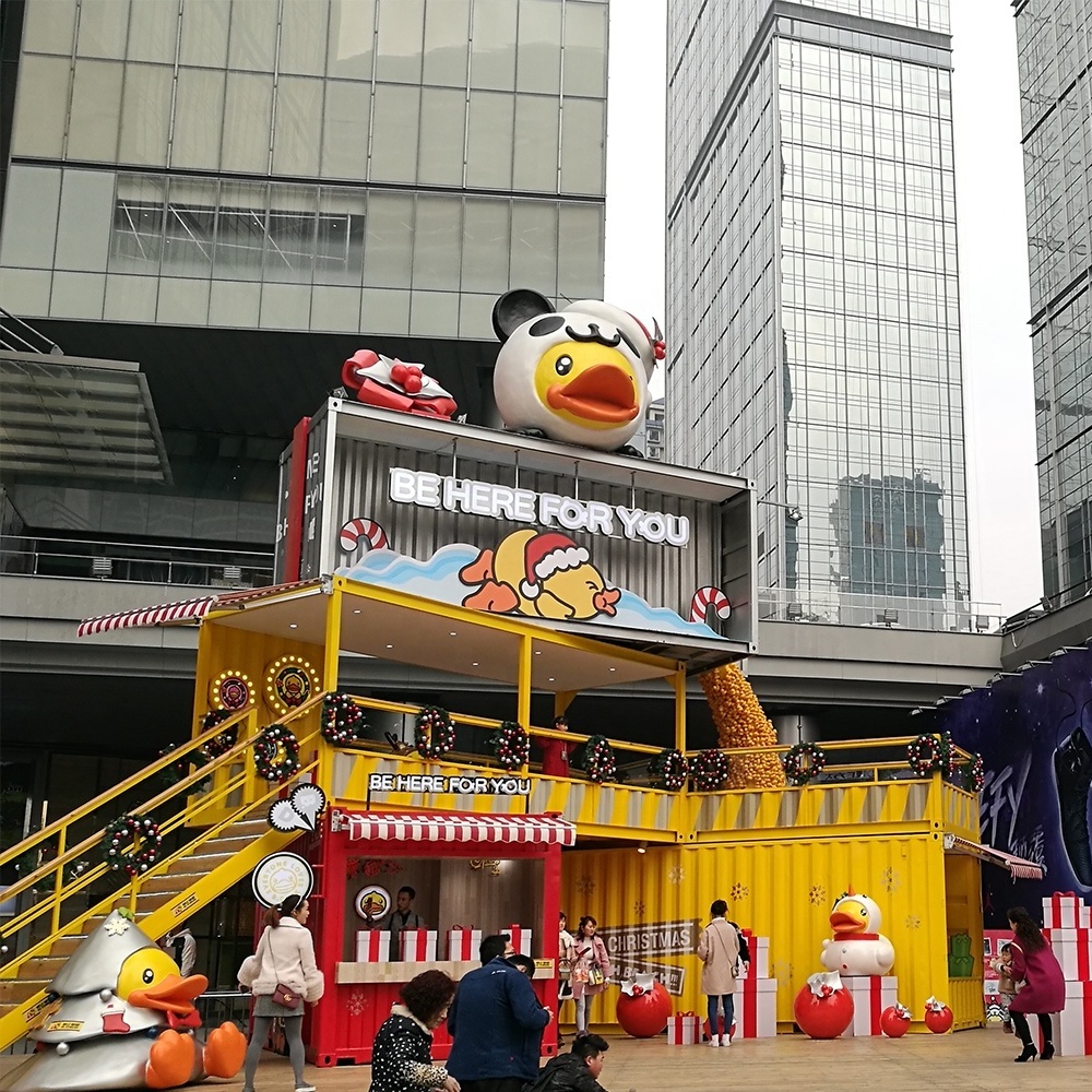 Hysun Customized Design Modified Prefab Shipping container cafe bar ...