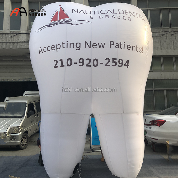 Outdoor Exhibit Advertising Human Body Medical Tooth Inflatable Model ...