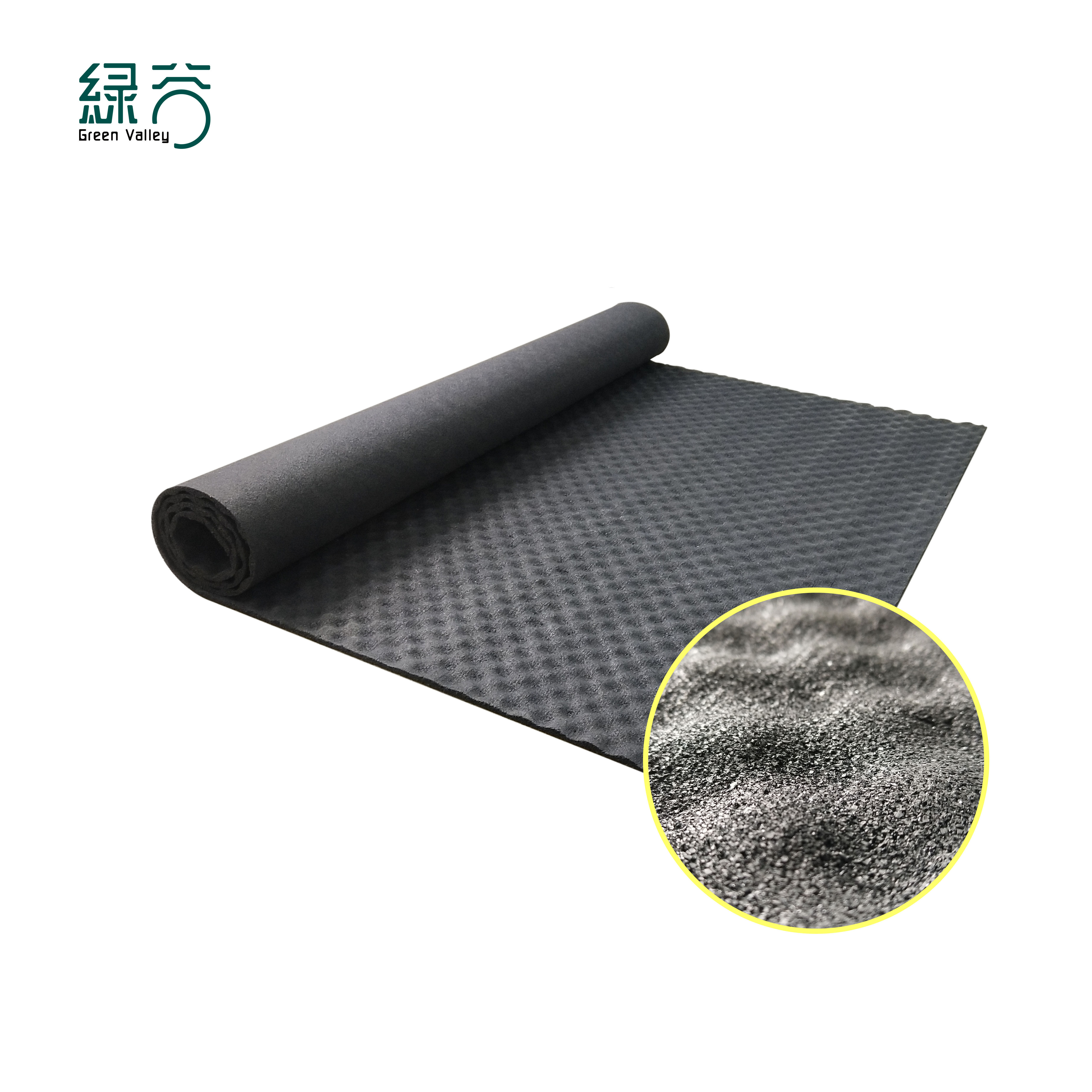 Rubber cork acoustic foam Sound Insulation pad/Sound Deadening Underlay ...