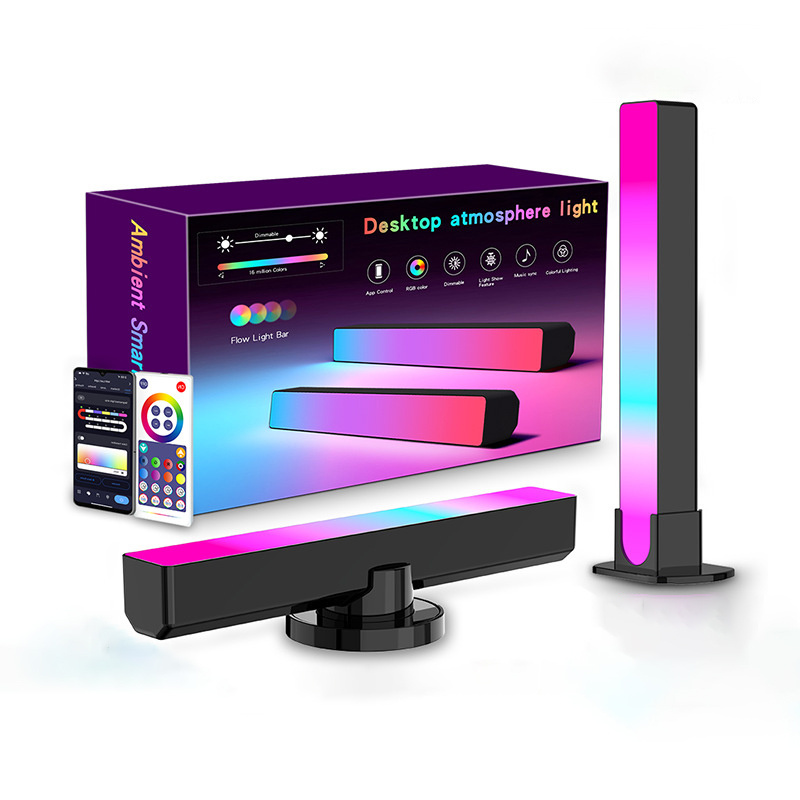 LED Smart Desktop Atmosphere Light RGB Pickup Rhythm Night Light Gaming ...