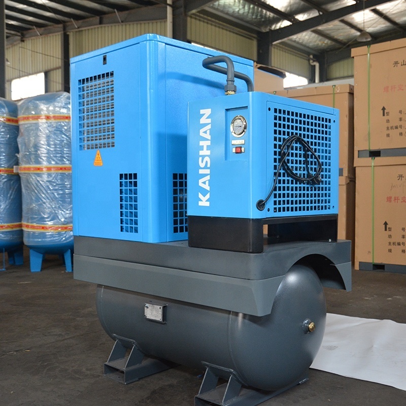 Kaishan 7.5kw All In One Compressor 8-13bar Industrial Screw Air ...
