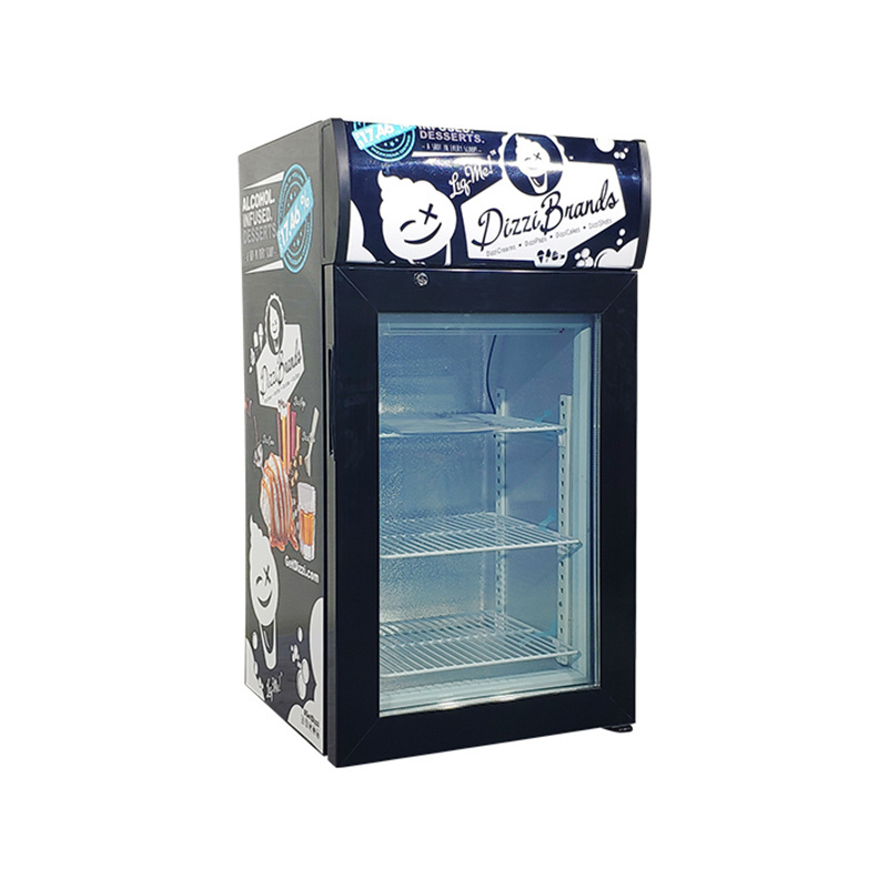 Meisda SD50B Top sale hanging condenser back display upright ice cream ...