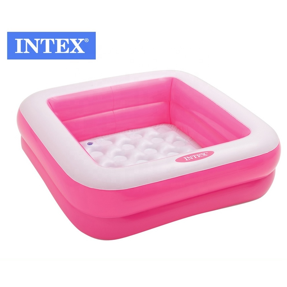 Intex 57100 Inflatable Portable Folding Square Play Box Pools Baby ...
