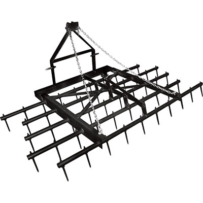 Tractor three point Spike Tooth Harrow, farm land leveling machinery ...