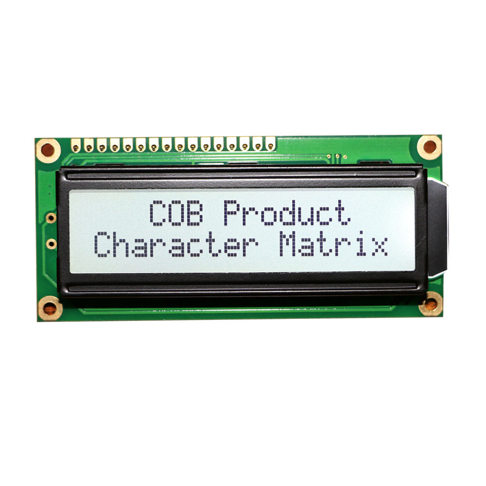 Factory price black 16x2 module 3.3v driving voltage 32 character lcd ...