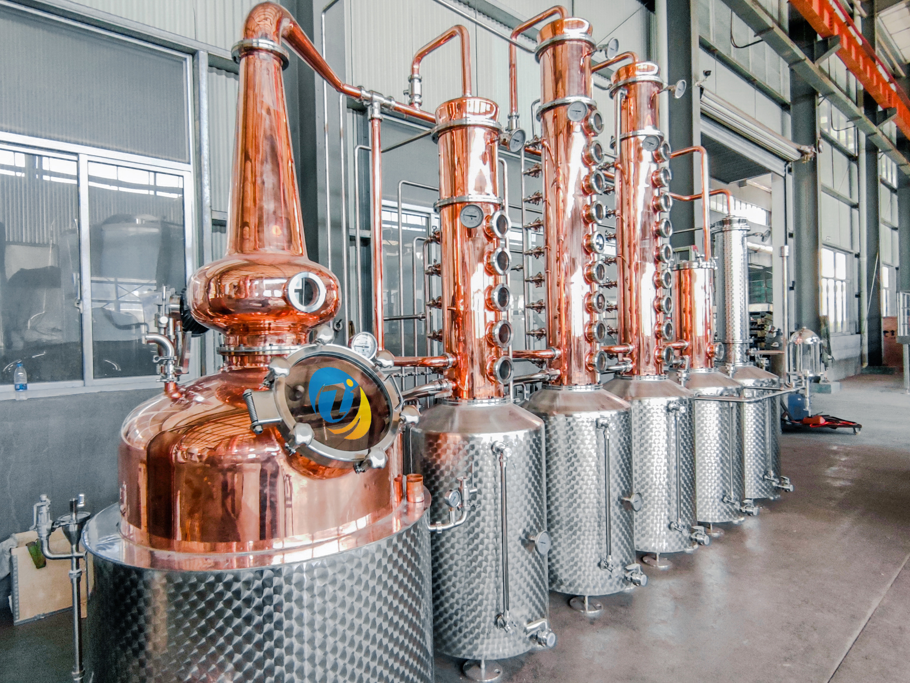 ZJ 1000 gallon alcohol still distiller gin basket Distilling Equipment ...