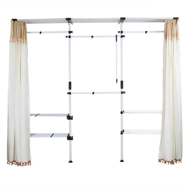 Wholesale Ceiling Mounted Clothes Hanger Racks Simple DIY Vertical ...