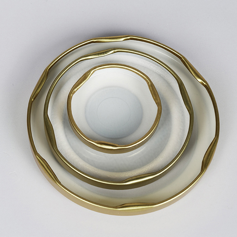 Black Metal Lug Cap Lid Twist Off Pop Top Lid Cover For Glass Jar ...