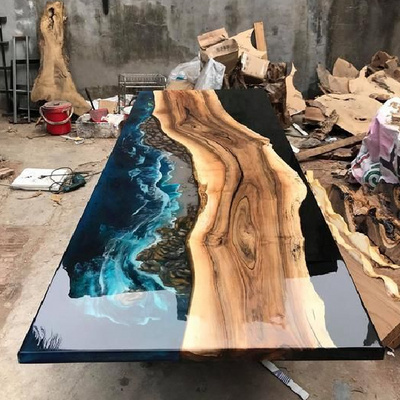 Epoxy resin river table top store