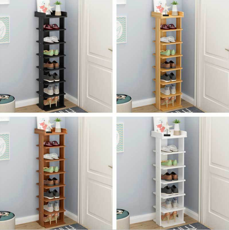 Wooden detachable shoe rack multi-layer simple cheap shoe storage ...