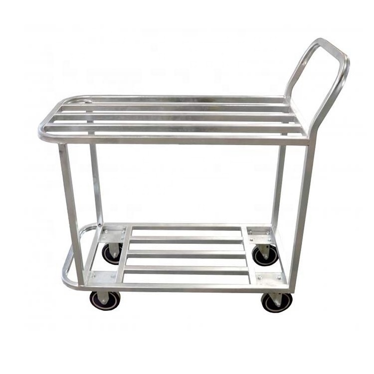 Heavy Duty Warehouse Steel Platform Transportation Trolley Cart truck ...