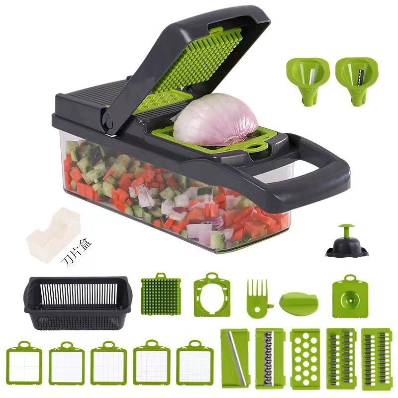 Manual Food Cutter Multifunctional Vegetable Chopper Cutter White ...