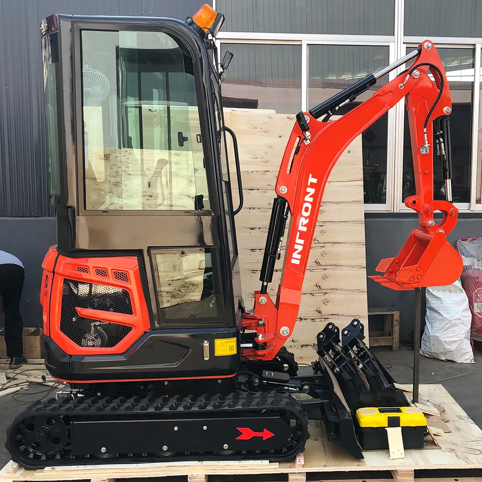 Free Shipping Mini Excavator 1.5 2 3 Ton Hydraulic Small Compact ...
