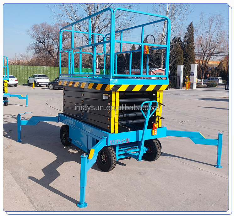 10 m 20 m Aerial Work electric hydraulic platform desktop elevator self ...