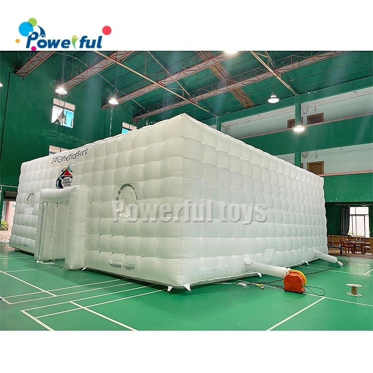 Portable LED disco lighting mobile night club tent Inflatable Cube ...