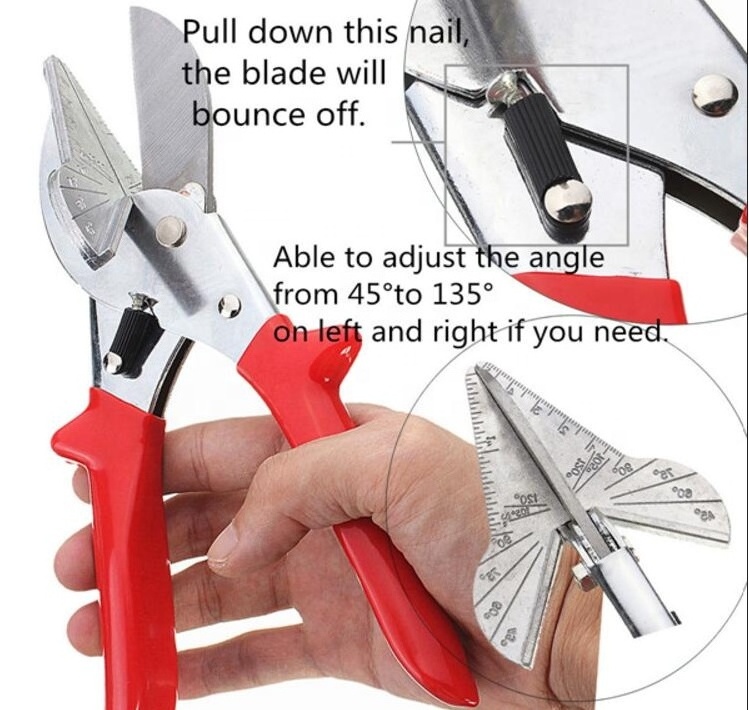 PVC Trunking Tube Multi Angle Mitre Gasket Shear Trim Cutter 45 ...