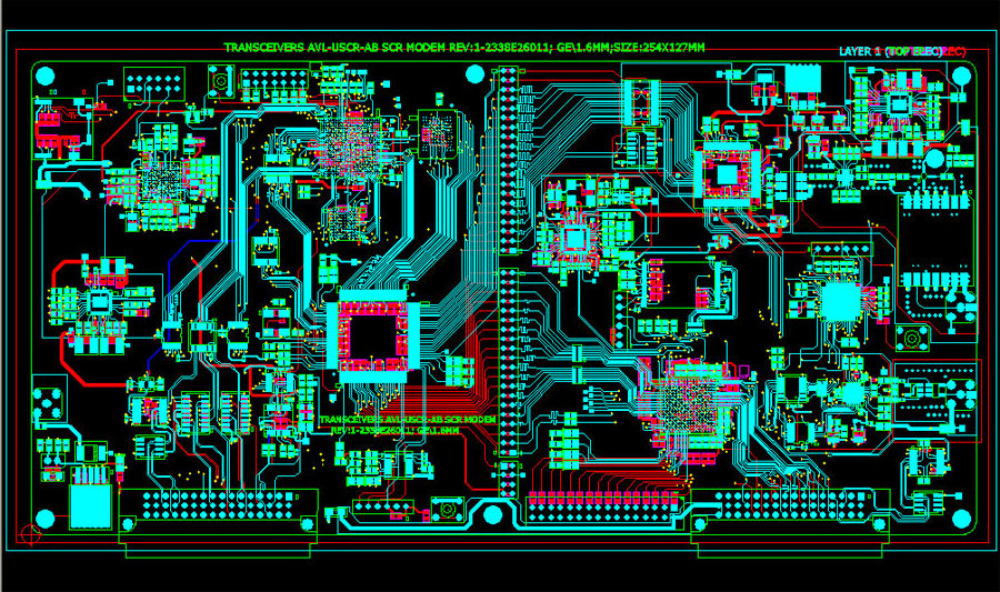 Customise Prototype PCB Layout 94v0 PCB Schematic Design For Electronic ...
