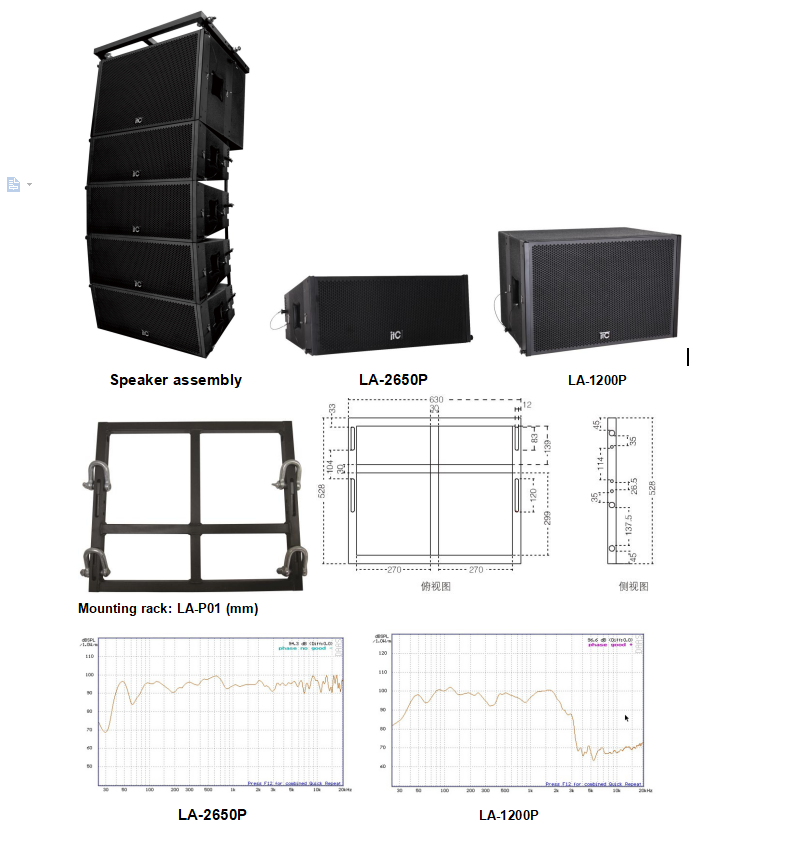 Professional audio sound system line array speakers Easy operation 18 ...