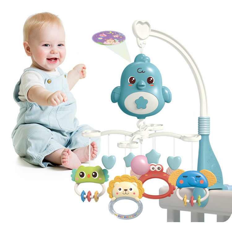 360 Rotation Projector Baby Toddler Crib Mobile Baby Mobiles Toys With ...