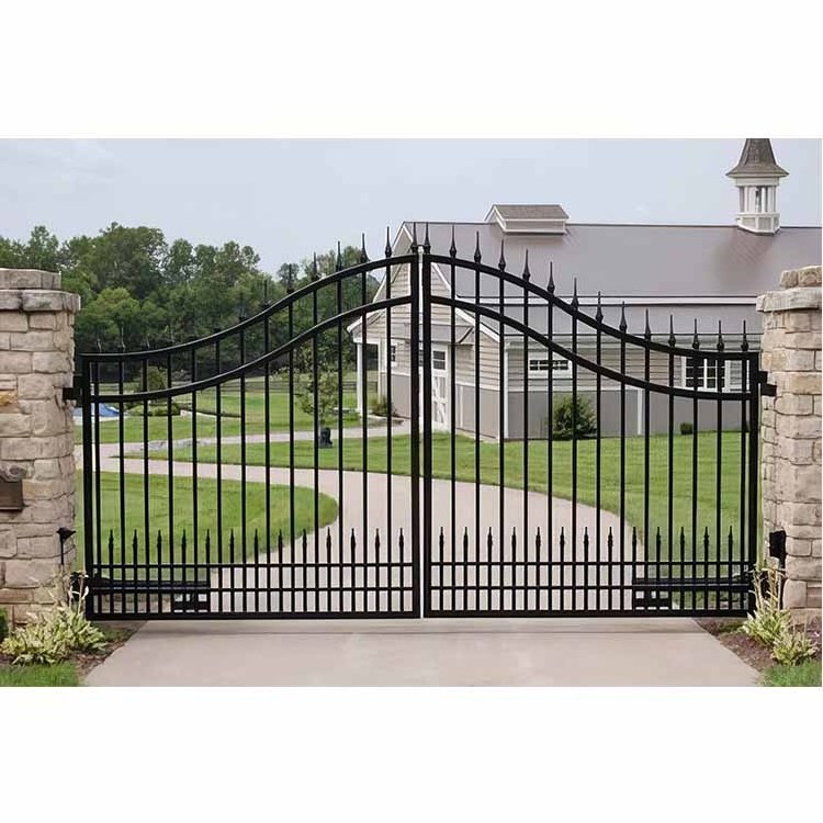 Sliding swing iron gate driveway gate automatic entrance main gates ...