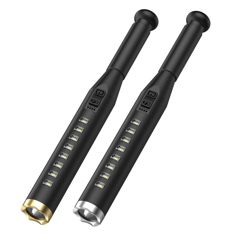 2023 Self-defense Tactical Flashlight Outdoor patrol security ...