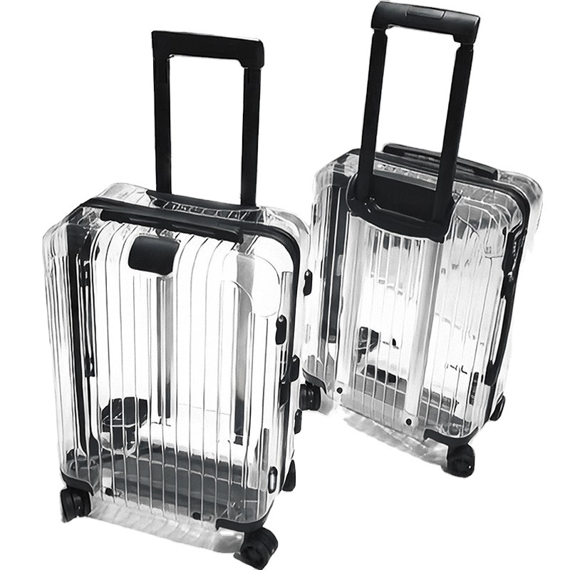 Transparent trolley suitcase ultra light and pure PC travel, 20 inch ...