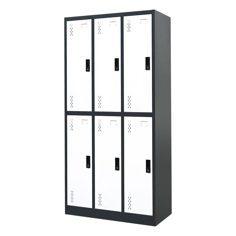 Gym iron locker cabinet steel staff metal worker lockers school storage ...