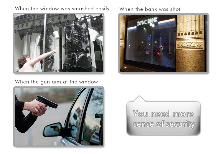 SGP Laminated Film BulletProof Glass Windshield Armoured BulletProof ...