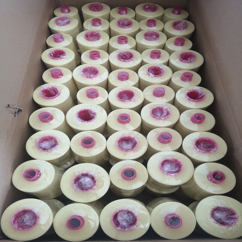 Fire retardant thread Spun aramid sewing thread meta-aramid yarn thread ...