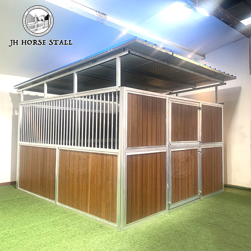 steel build portable horse stalls temporary stables with hay stall ...