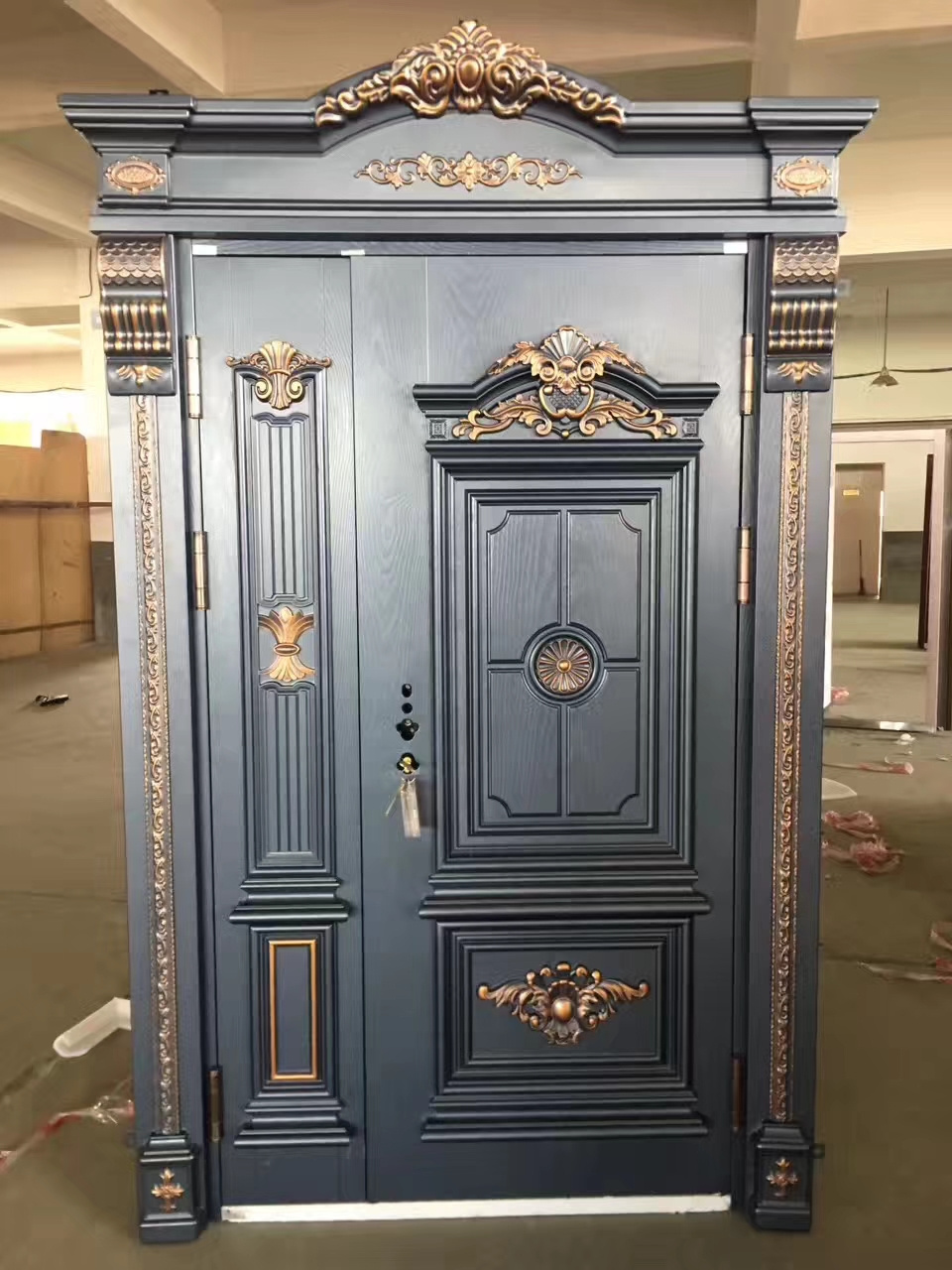 Modern Commercial Aluminum Exterior Entry 2 Doors Exterior Turkey ...