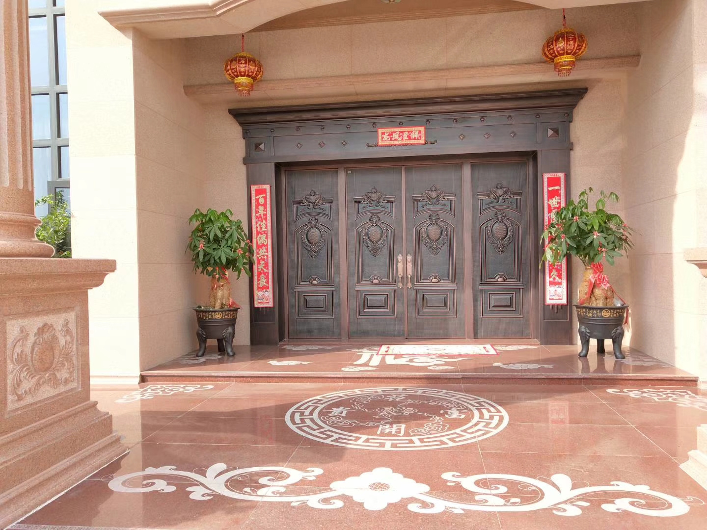 Modern Commercial Aluminum Exterior Entry 2 Doors Exterior Turkey ...