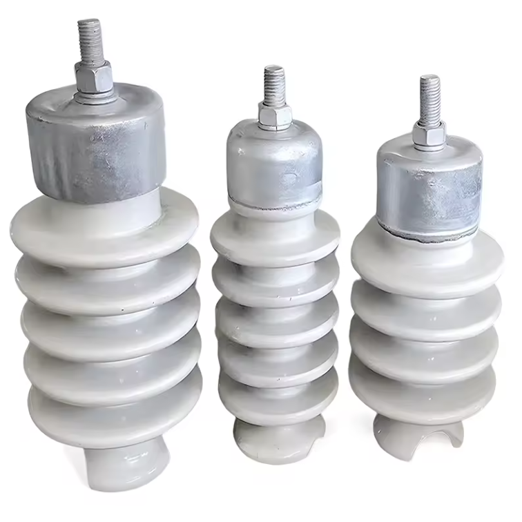 Manufacture High Voltage Post Porcelain Insulators R5ET105L Line Post ...