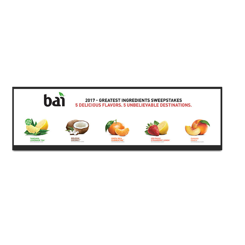 49.5 inch 1920X550 Supermarket Shelf Screen digital display Stretched ...