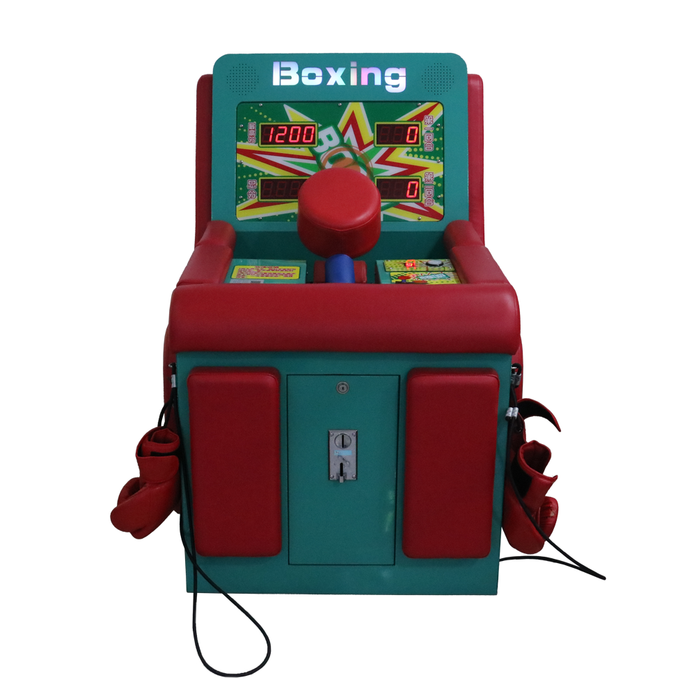 Indoor sports coin operated boxing machine entertainment boxing game ...