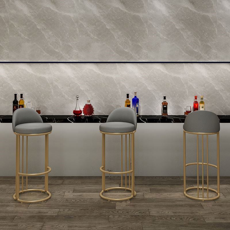 unique charm painting high foot ironl fram column high bar stools ...