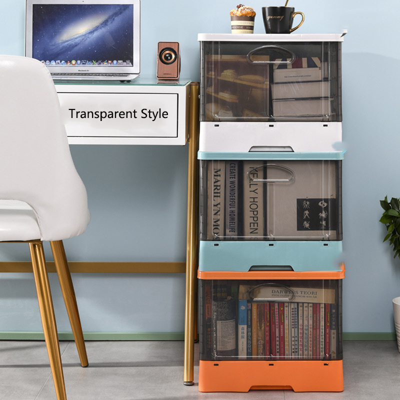 Transparent Collapsible Storage Bins Book Children's Toy Quilt ...