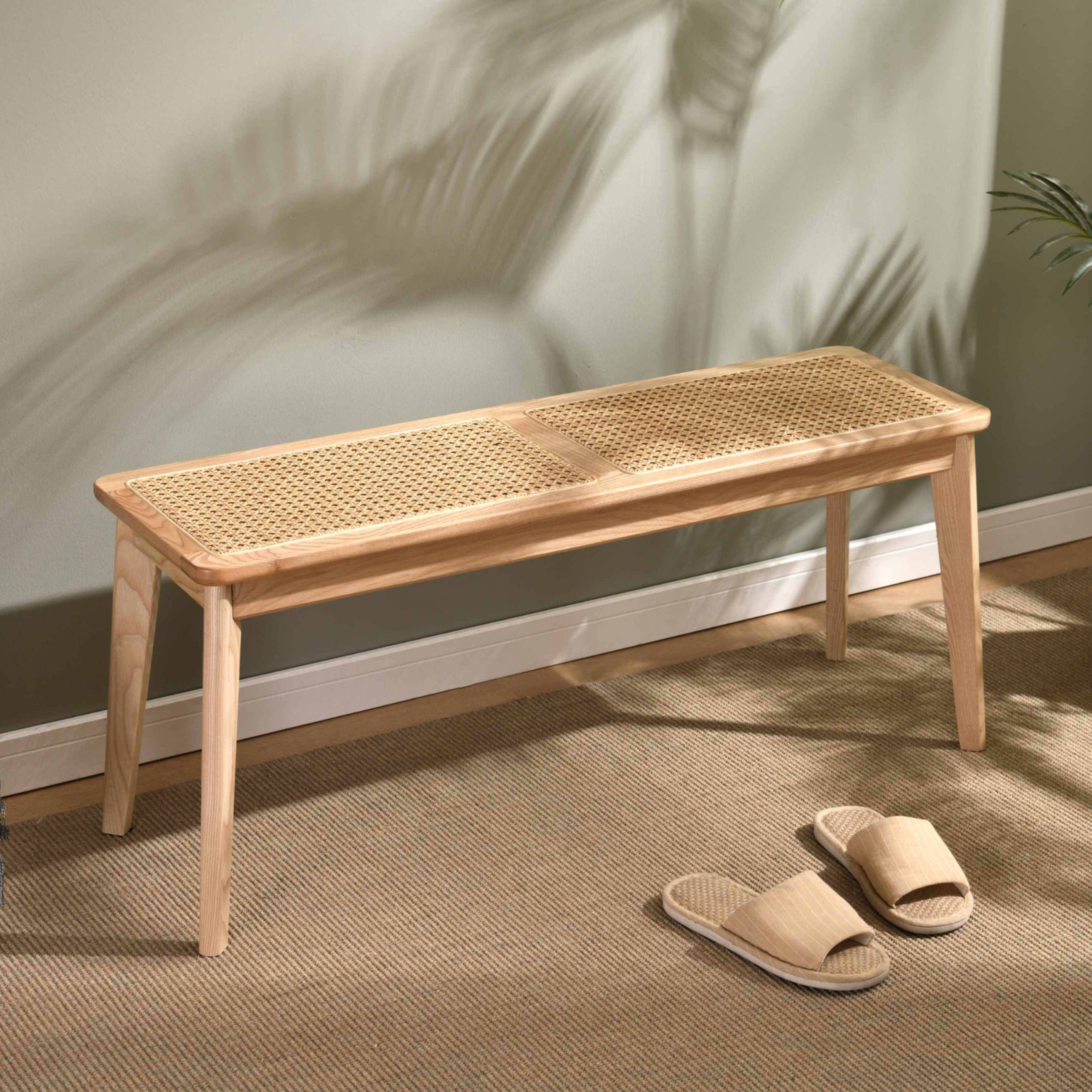 Long Dining Stool Low Stool Solid Wood Northern Europe Style Log Long ...