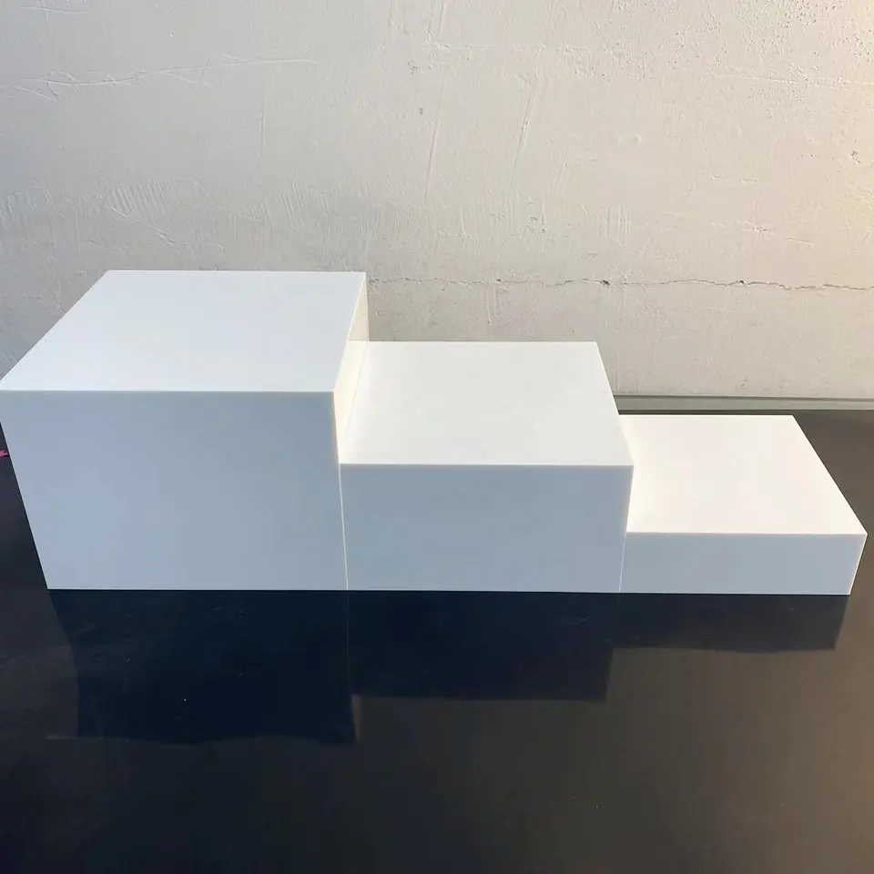 Hot Selling Modern Premium Acrylic Display Stand White Buffet Acrylic ...