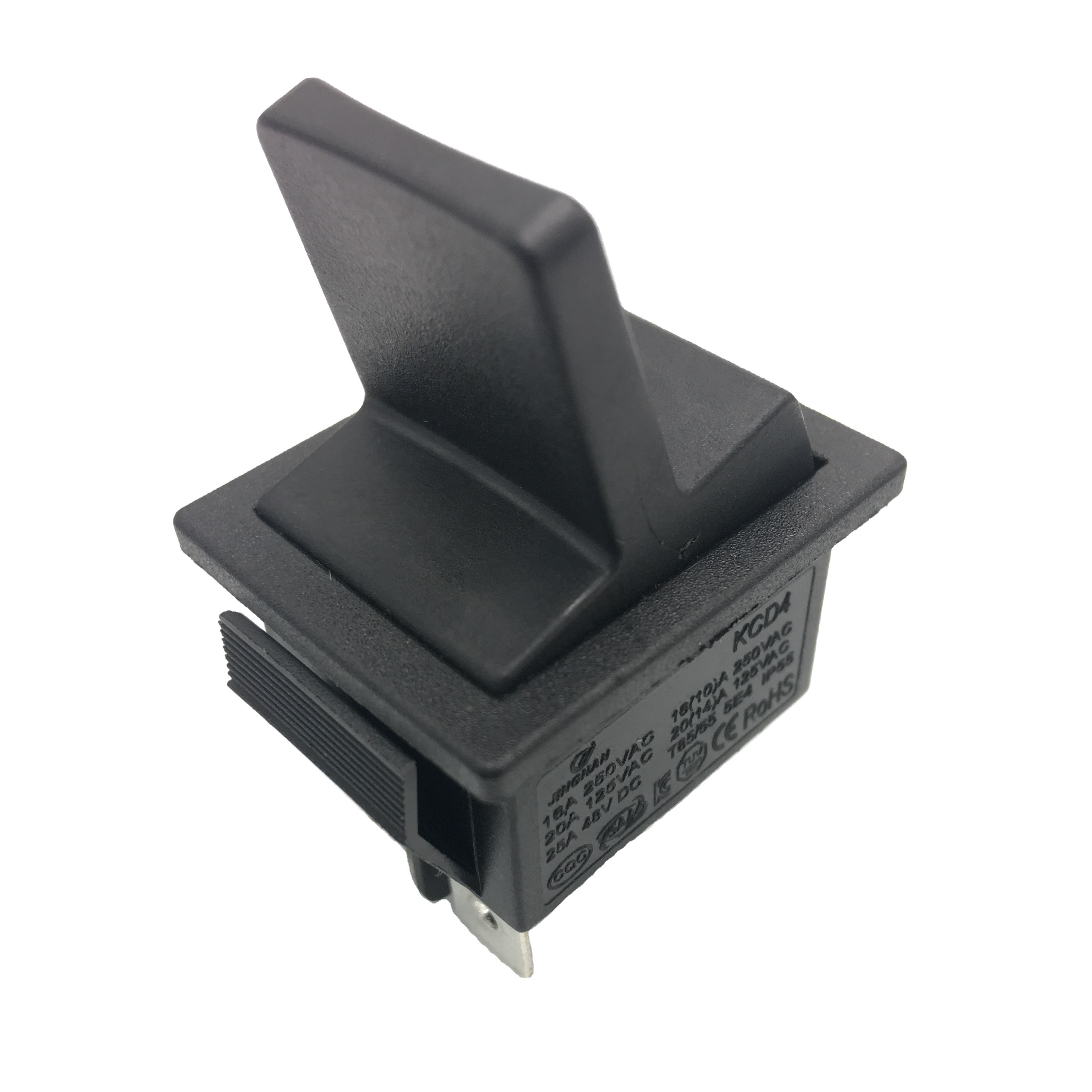 KCD4 Ship type switch KCD4 two gear rocker switch led rocker switch ...